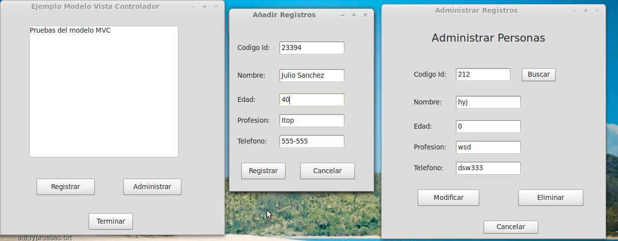 Modelo Vista Controlador Java Swing - rutrackernow