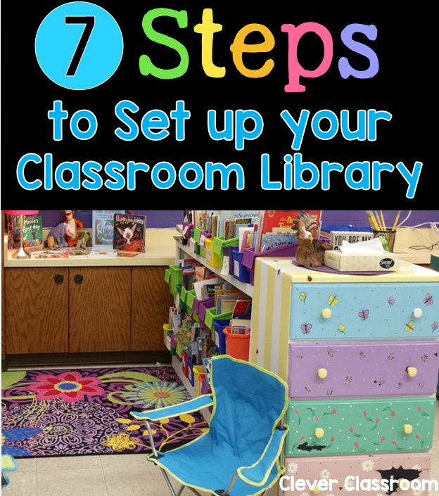 7 Steps to Set up your Classroom Library | Clever Classroom | Bloglovin’