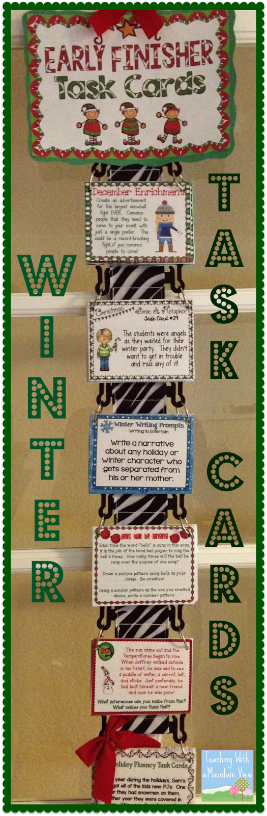 Task Card Corner: Winter Early Finisher Task Cards!