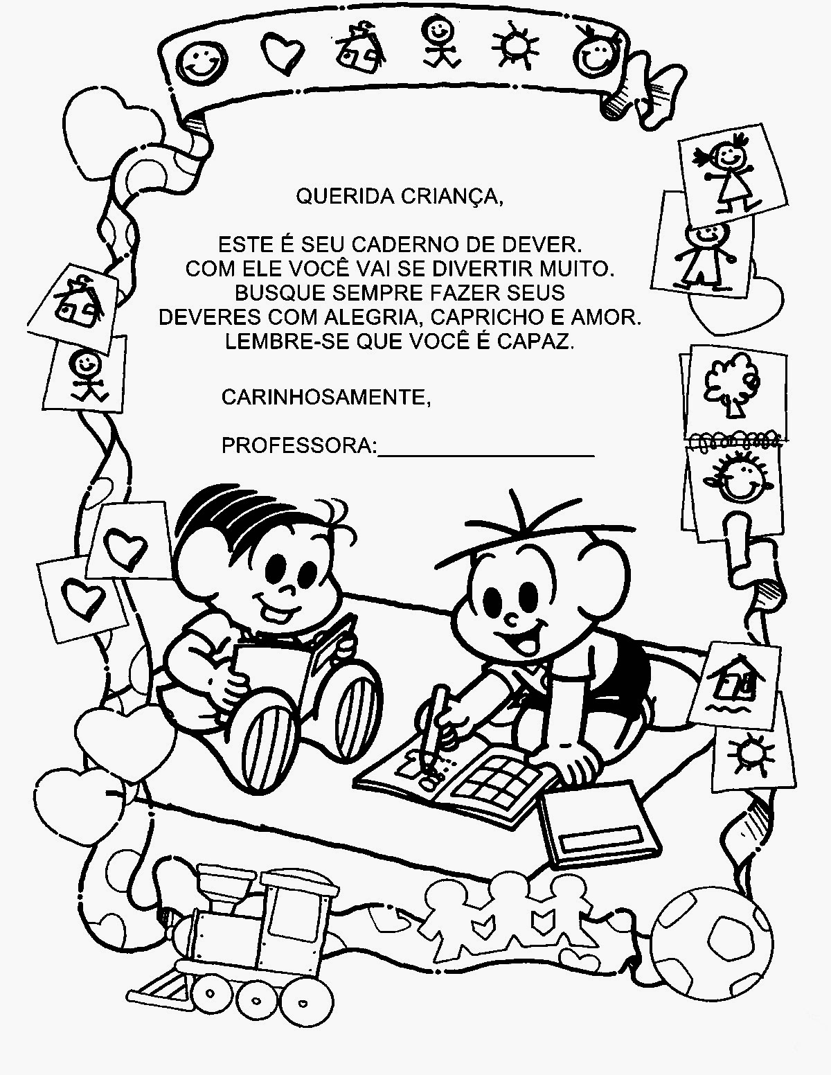 Pequenos Grandes Pensantes.: Capas de Caderno para Educação Infantil Pequenos Grandes Pensantes.: Capas de Caderno para Educação Infantil