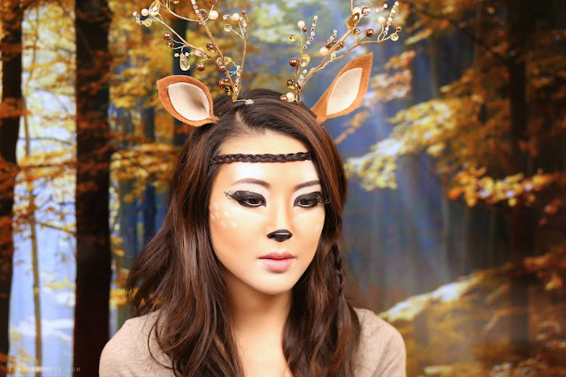 Deer Makeup Tutorial | Halloween 2013 - From Head To Toe