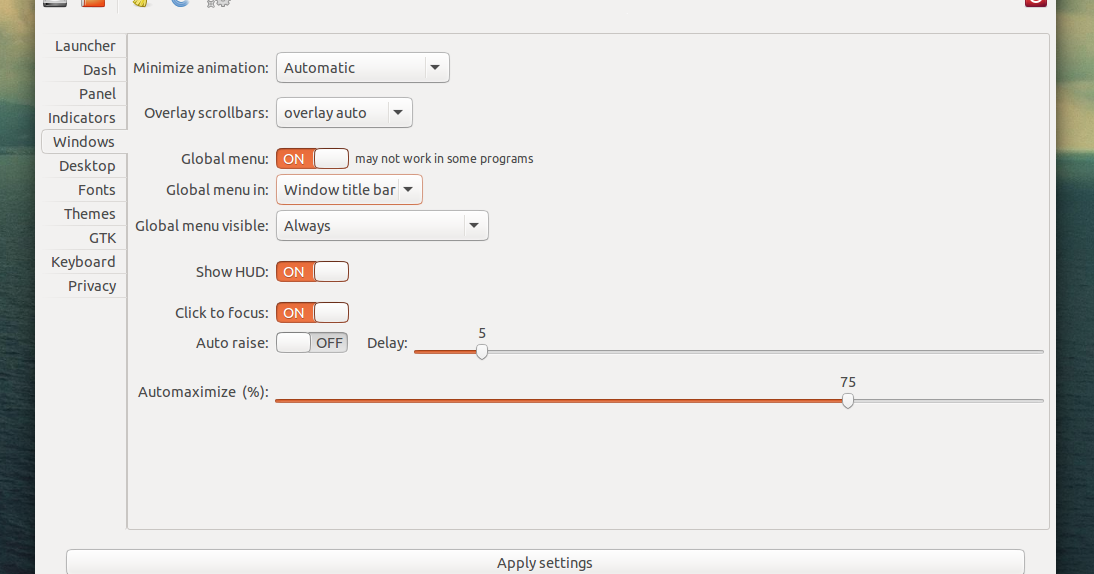 Unsettings 0.10 Released With Ubuntu 15.04 Support ~ Web Upd8: Ubuntu / Linux blog