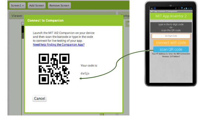 APP INVENTOR: MIT App Inventor, configuración de conexión a traves de WiFi