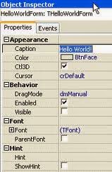 Object Inspector | Pemrograman Basis Data I