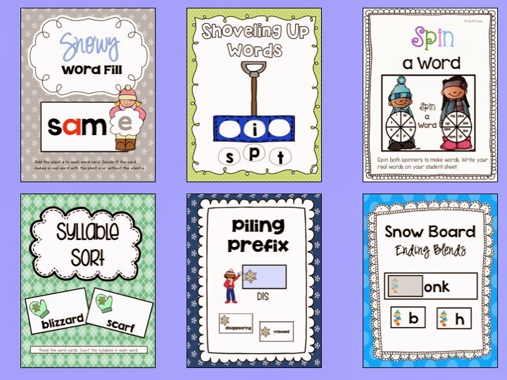 Hands-on Winter Phonics Activities - Sarah's Teaching Snippets
