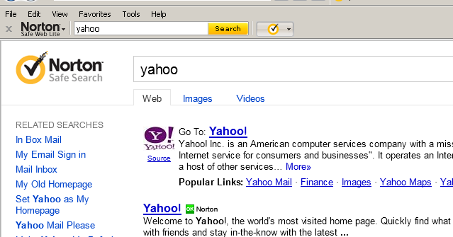 Yahoo norton security - sigmalader
