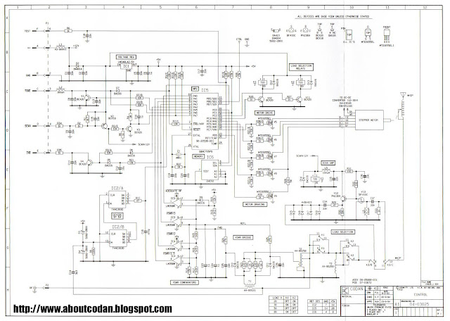 Everything about CODAN: Codan 9350 schematic