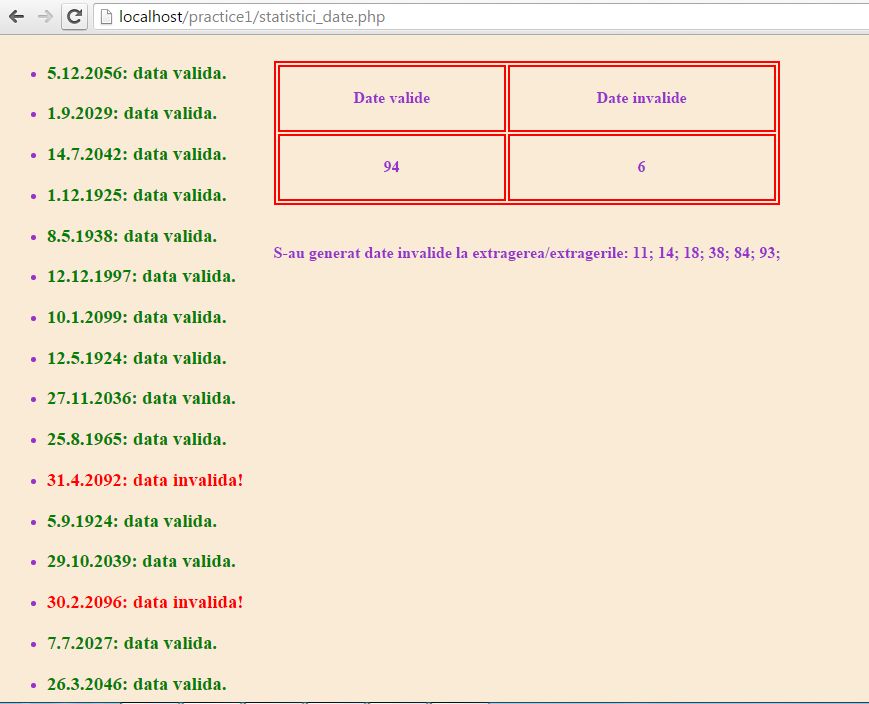 Blogul colgherului stochastic: Limbajul PHP. Mini-proiect "statistic". Functii, constante ...
