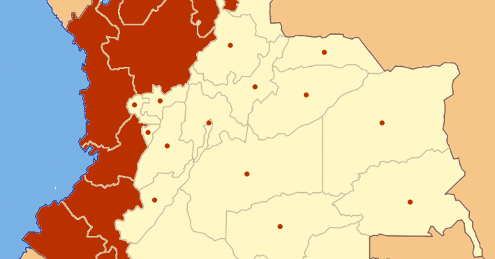 'Afrocolombianos': Ubicación