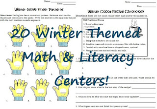 One Less Headache: Fun Winter Math & Literacy Centers on Sale!