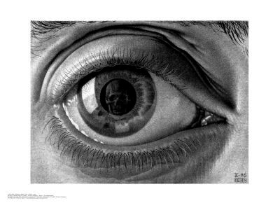 M C ESCHER: 1946 Eye