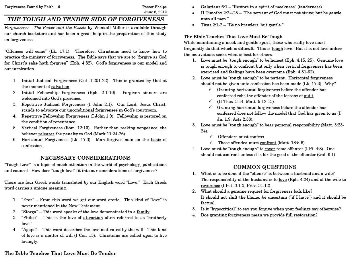 I Support Tina Anderson: Critique of Chuck Phelps' Forgiveness Lesson (Pg6) I Support Tina Anderson: Critique of Chuck Phelps' Forgiveness Lesson (Pg6)
