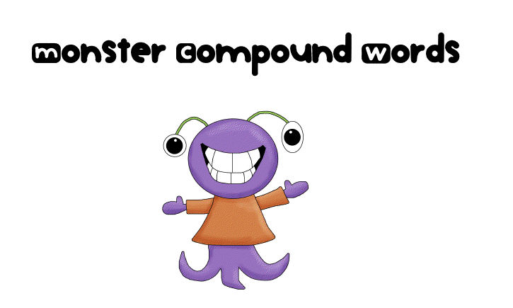 Monster Compound Words - Classroom Freebies