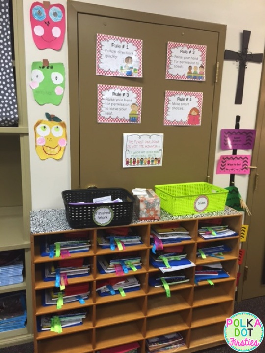 The Primary Peach: Sneak a Peek with a Peach: Polka Dot Firsties