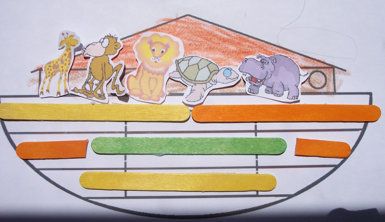Dejad a los niños venir a Mi: Manualidad Arca de Noé (para Infantil)