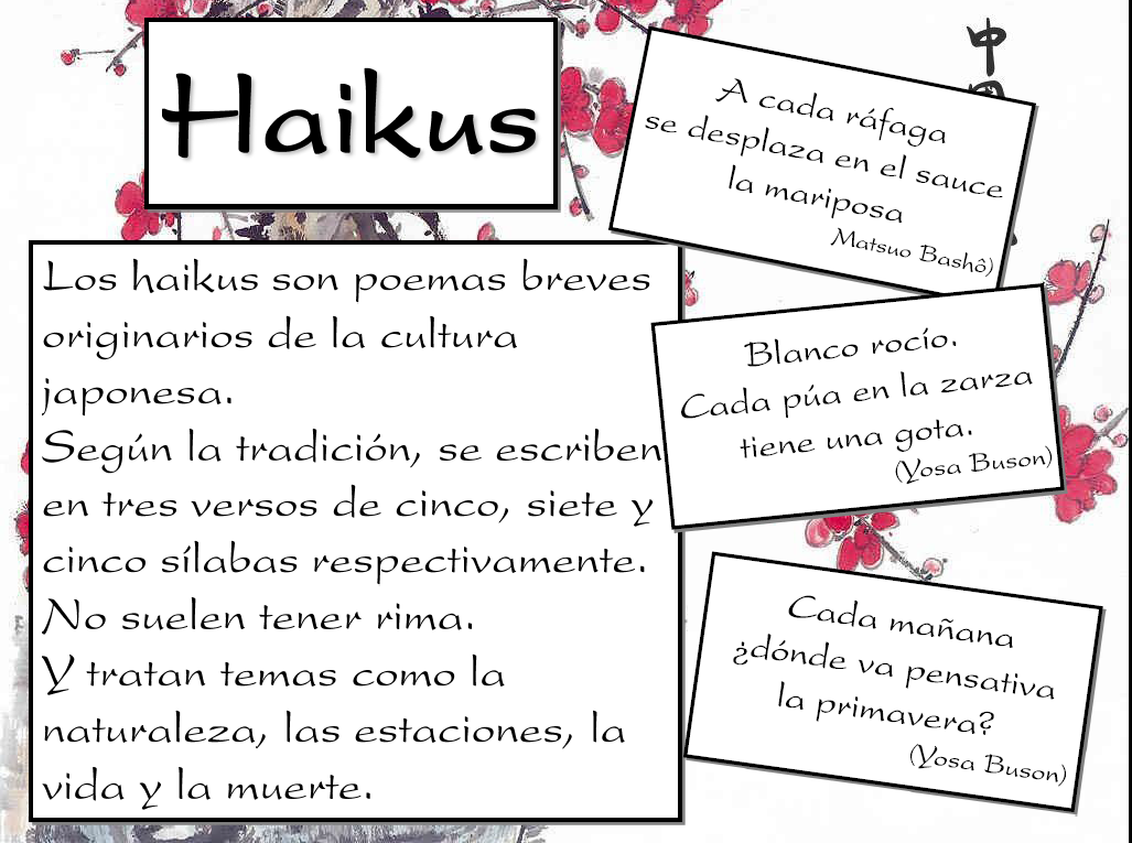 Ratones de Biblioteca: Haikus para celebrar el día de la lectura
