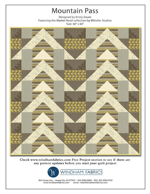 Windham Fabrics - Free Quilt Pattern (Mountain Pass)