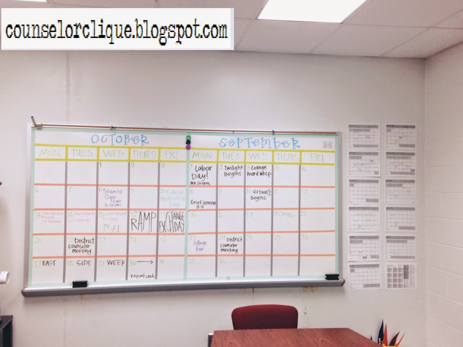 How To Look 2 Months Ahead with a Master Calendar: Part 1 - Counselor ...