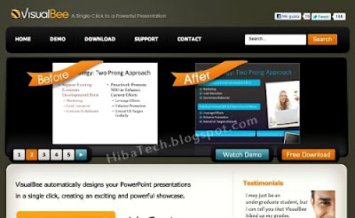 {{HibaTech - هبة تيش}}: VisualBee، تحسين العروض التقديمية لـ PowerPoint