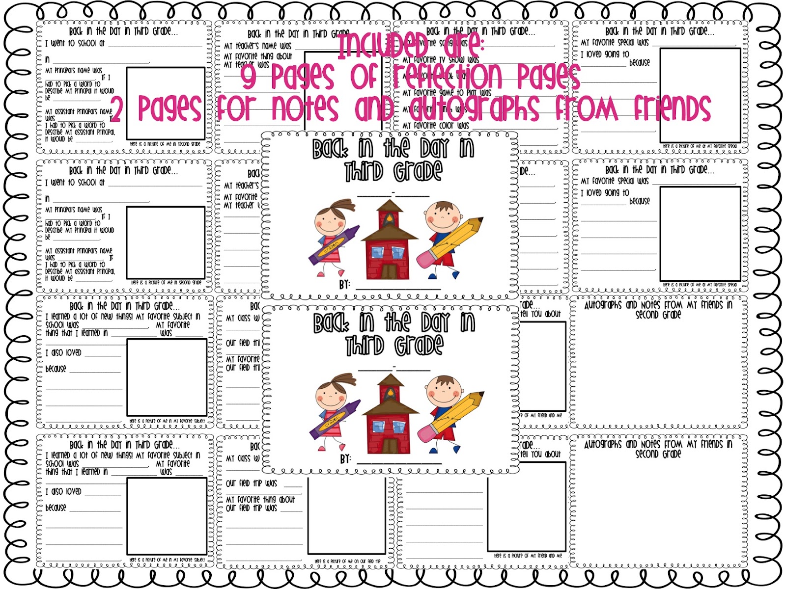 Fourth and Ten: End of the Year Memory Books