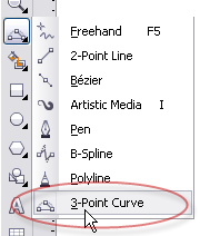 Sudut Lancip dengan 3-Point Curve di CorelDRAW | Belajar CorelDRAW