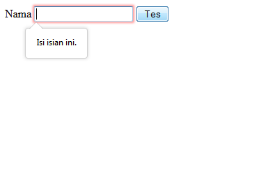 Berbagi Ilmu: CARA MEMBUAT VALIDASI DENGAN HTML5