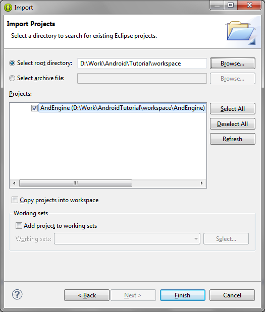 AndEngine Tutorial - Getting Started | Kulíš Android