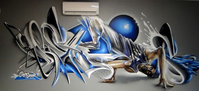 Graffitis en 3D - Imagui