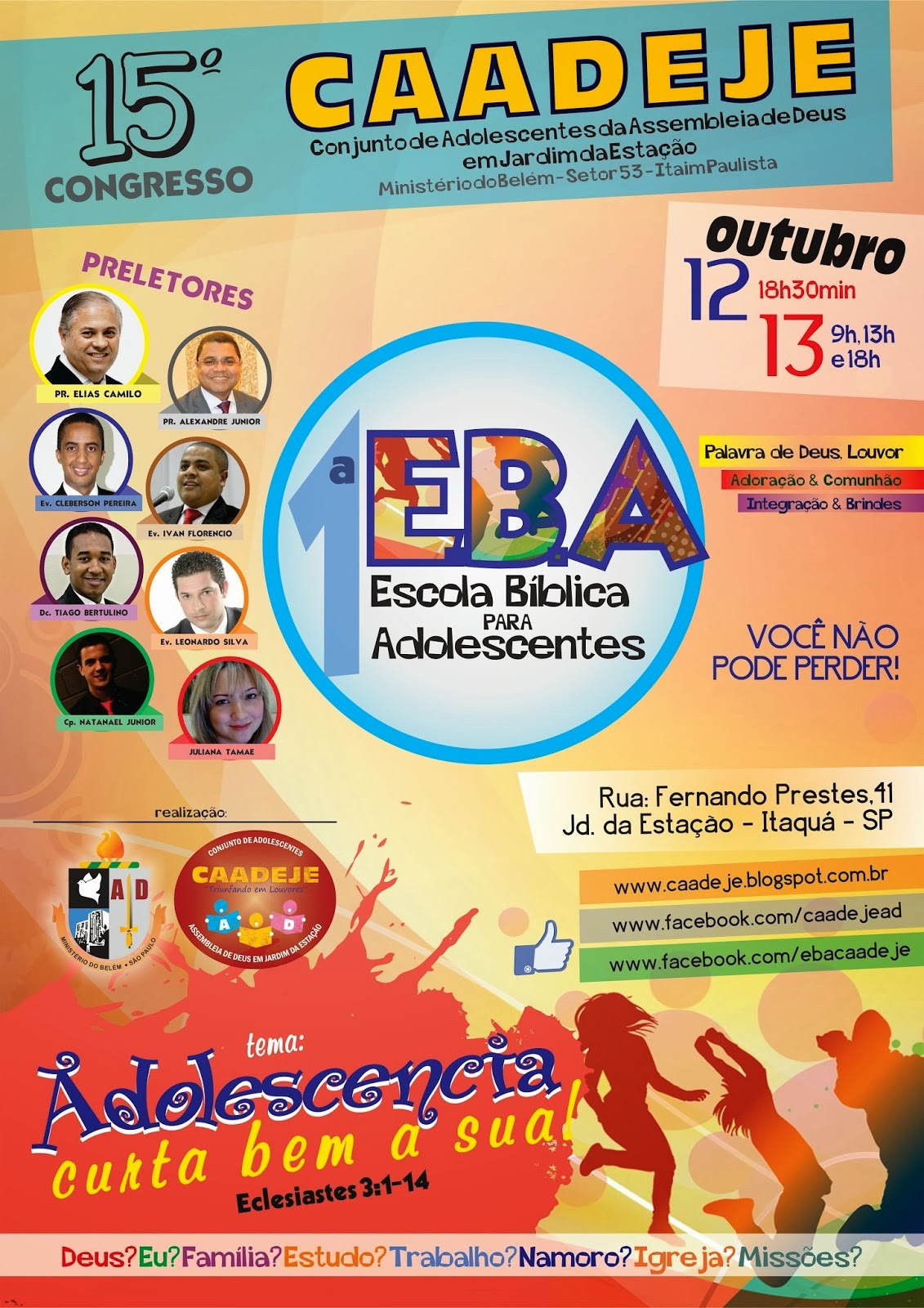 Blog do Bertulino: 1ª Escola Bíblica para Adolescentes Blog do Bertulino: 1ª Escola Bíblica para Adolescentes