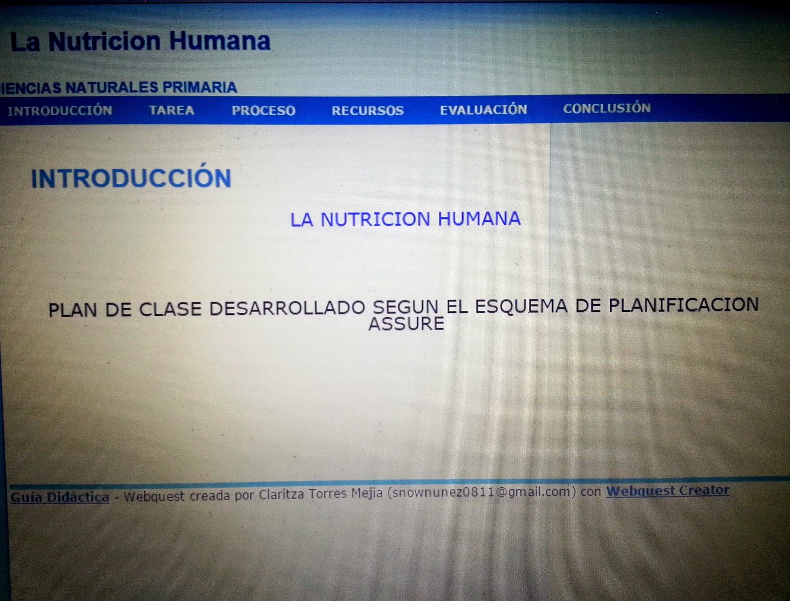 Tecnologia Eduacativa: Actividad Cinco WebQuest