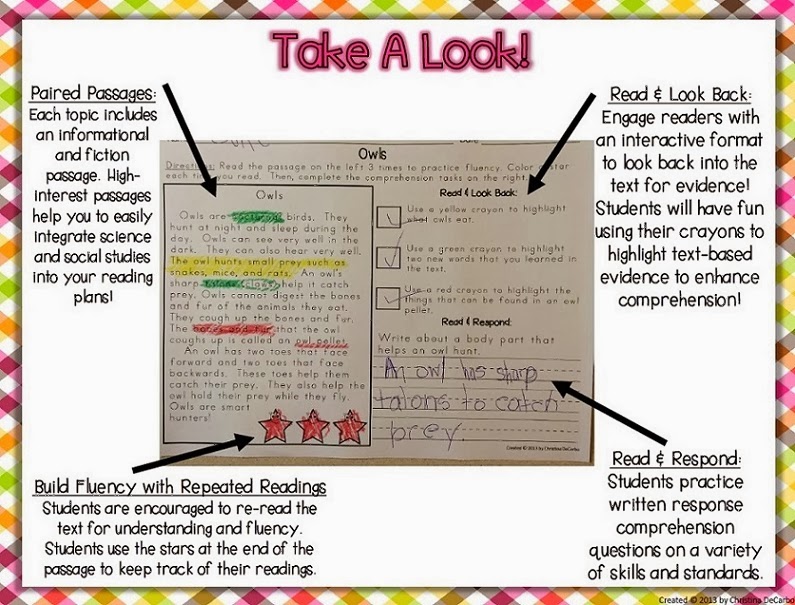 Text Based Evidence Reading Passages! {Fall Edition} - Miss DeCarbo