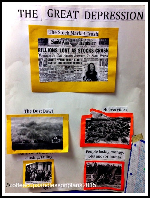 Studying the Great Depression: Books and a Poster Project - Coffee Cups ...