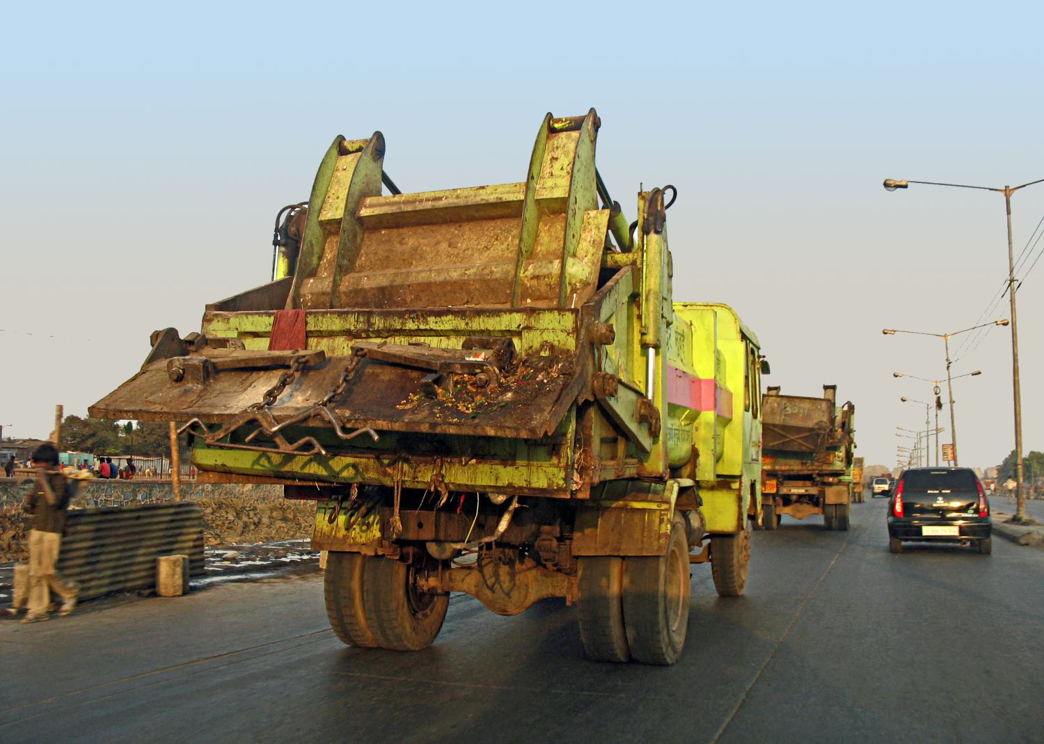 Stock Pictures Garbage Trucks Or Dumpers In India stock-pictures-garbage-trucks-or-dumpers-in-india