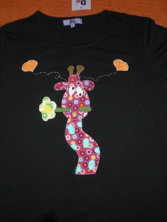 Camiseta patchwork jirafa - Imagui