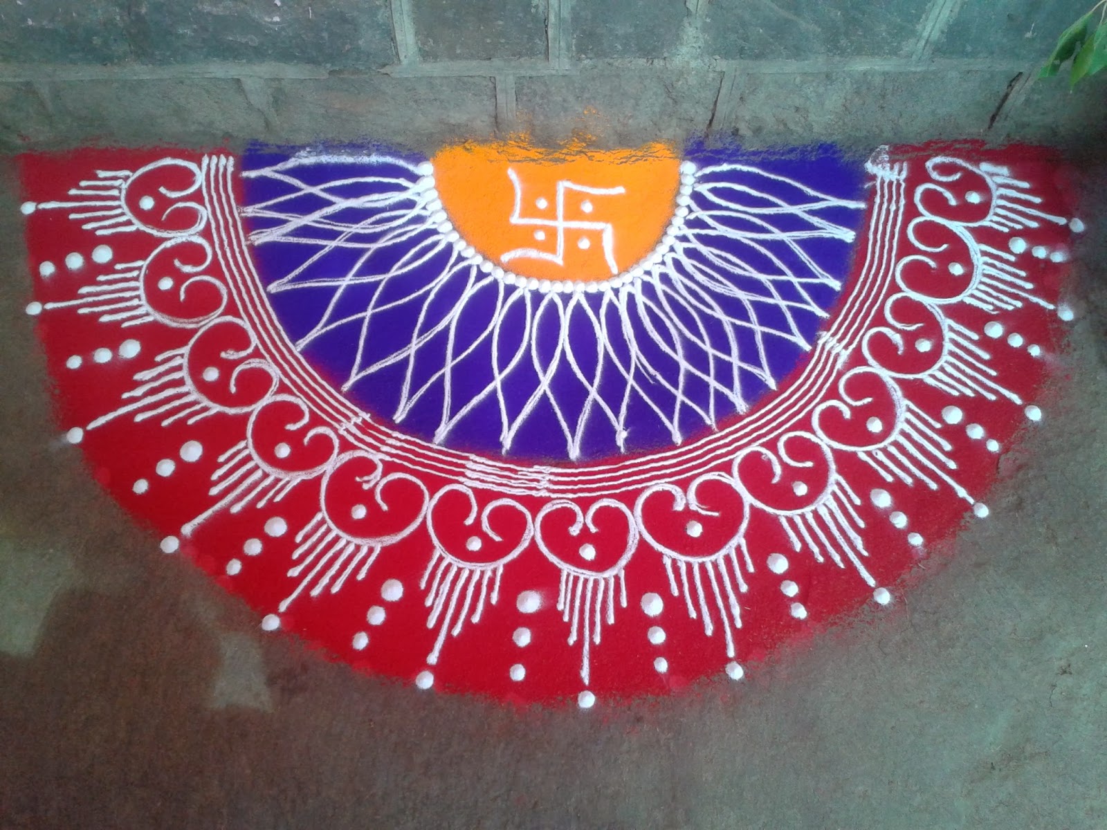Rangoli Semi circle Rangoli rangoli-semi-circle-rangoli