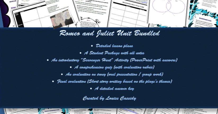 The Best of Teacher Entrepreneurs II: Language Arts - Romeo and Juliet ...