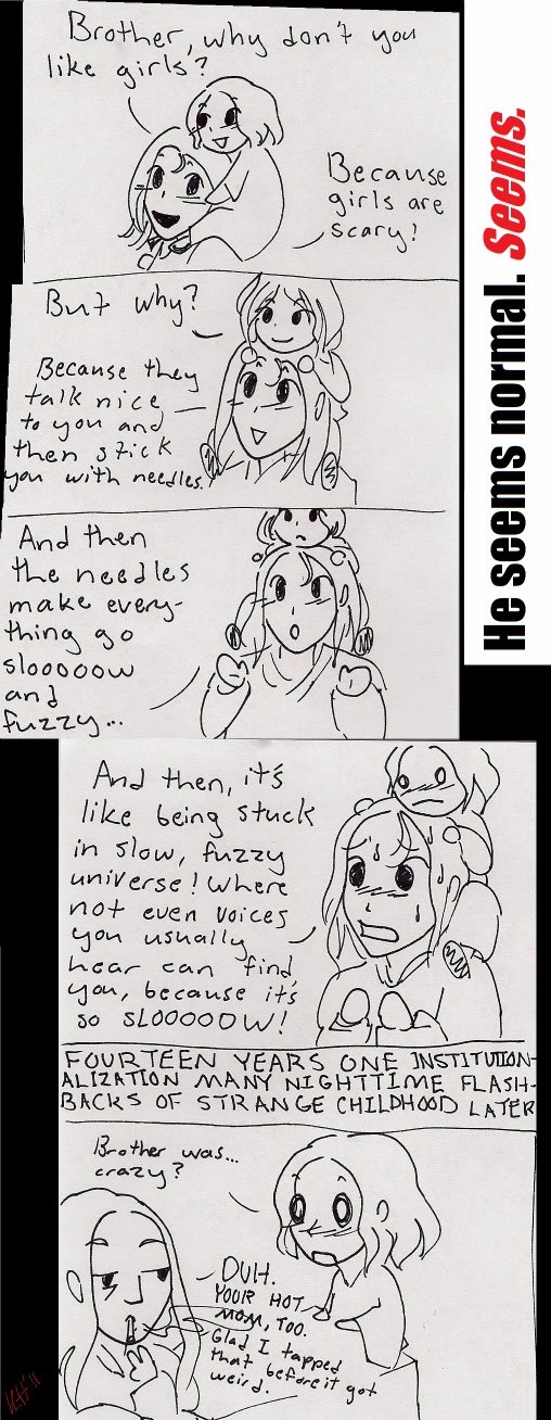 Uly's Comics: He Seems Normal.