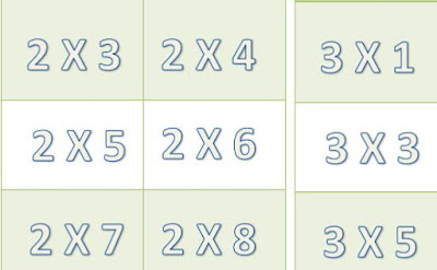 Loteria de las Tablas de Multiplicar | Planeaciones Gratis