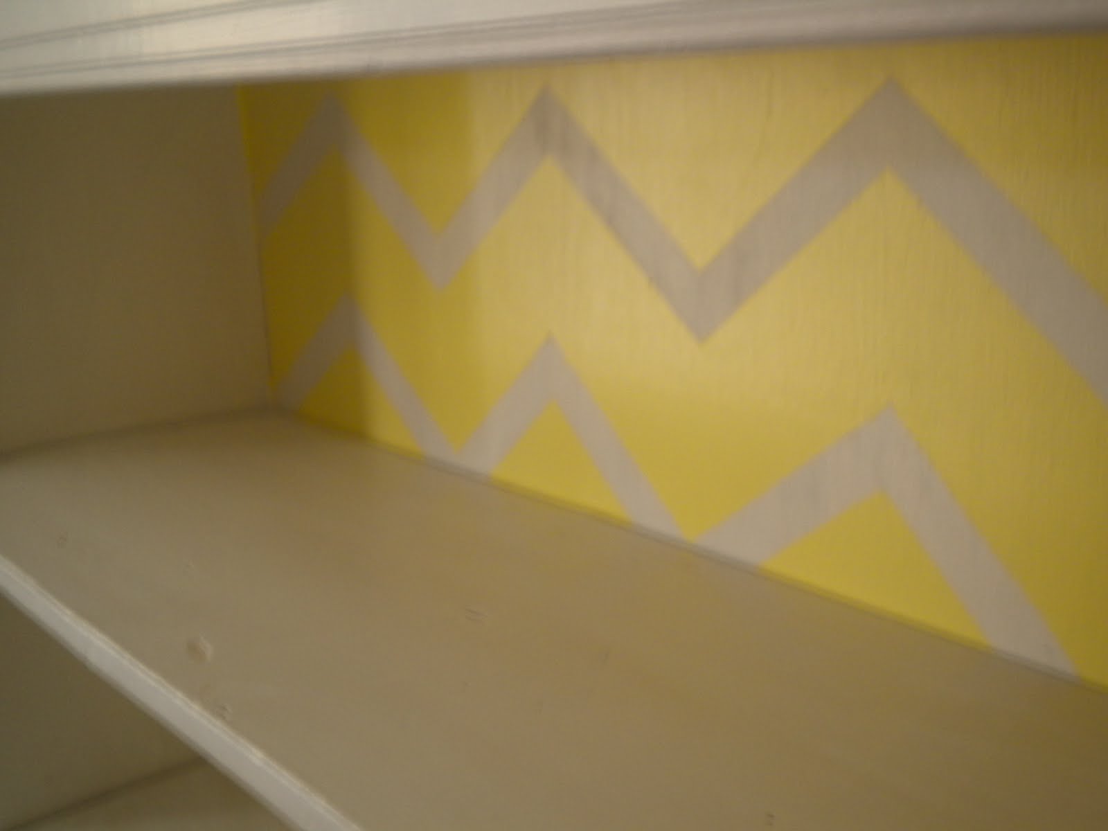 Flashback Friday: DIY Chevron Bookcase | The Dabbling Crafter