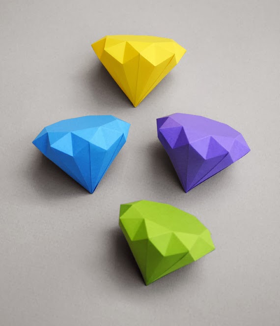 3D Paper Diamond Origami The Idea King 3d-paper-diamond-origami-the-idea-king