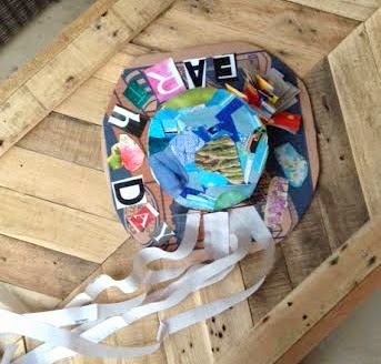 Crafty Texas Girls: Kids Craft: Earth Day Hat 2014