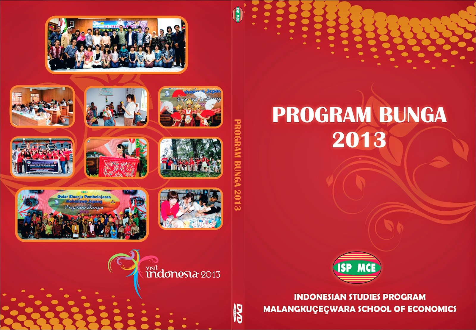 Cover DVD Program Bunga 2013 ISP Malangkucecwara ~ Enjoy Nusantara