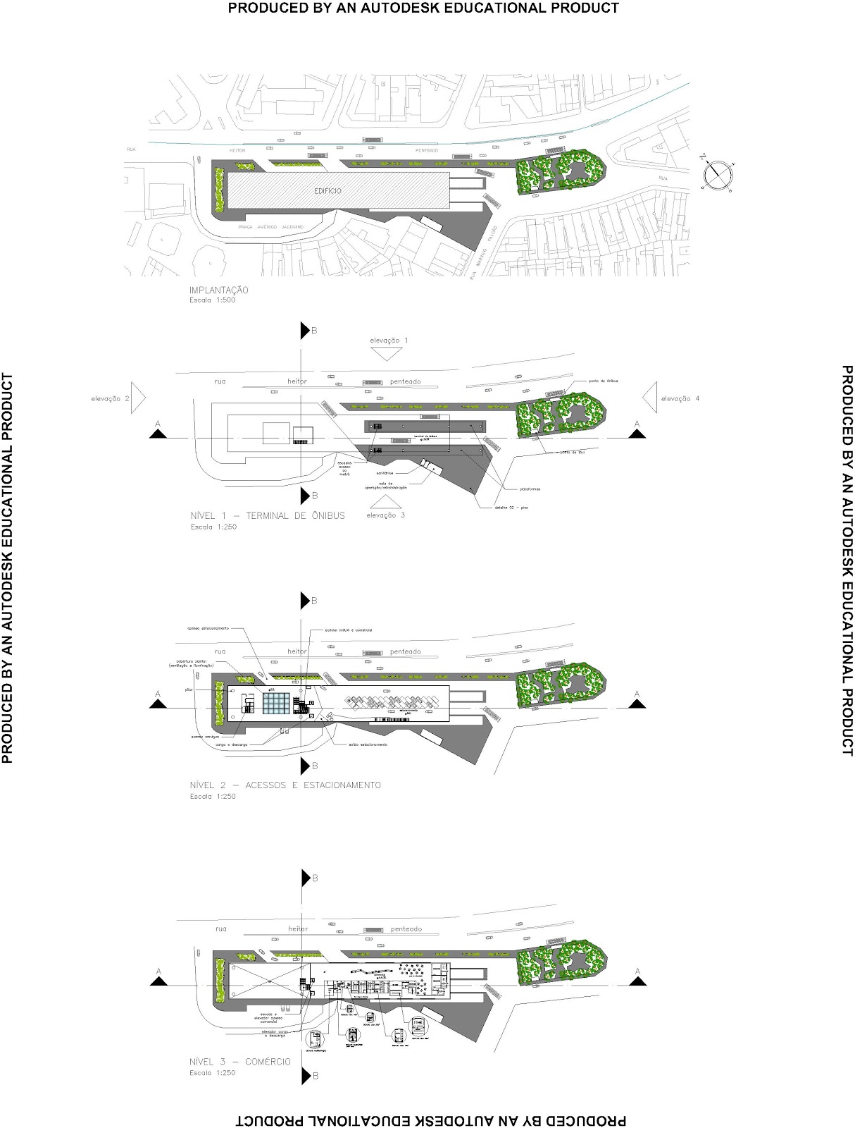 Projeto E/UBC – 7 : Escada de Emergencia - Detalhe 3