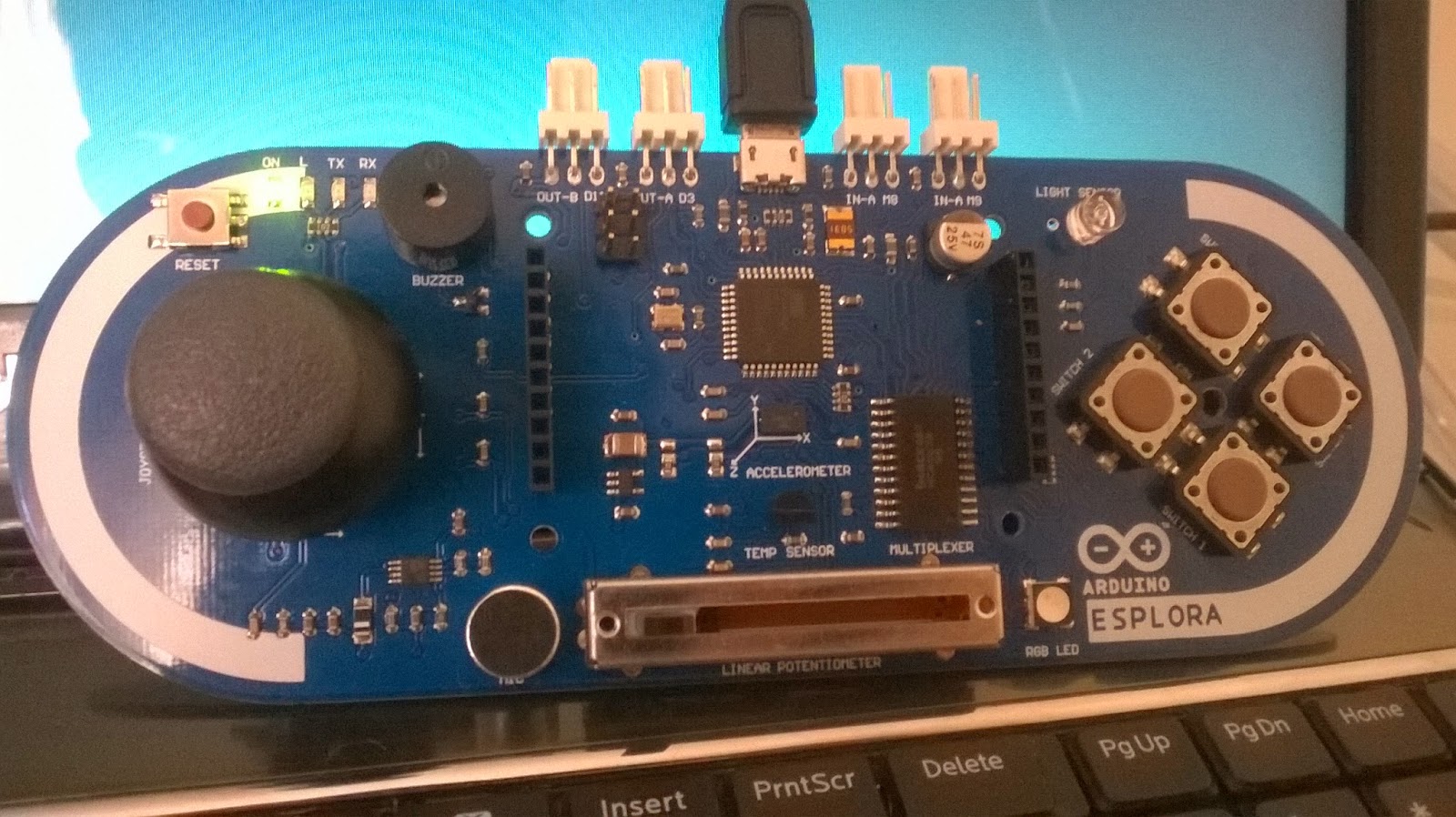 Esplora : Conhecendo a Placa. - Arduino Eletrônica