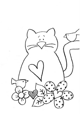 Patrones de gatos para patchwork - Imagui