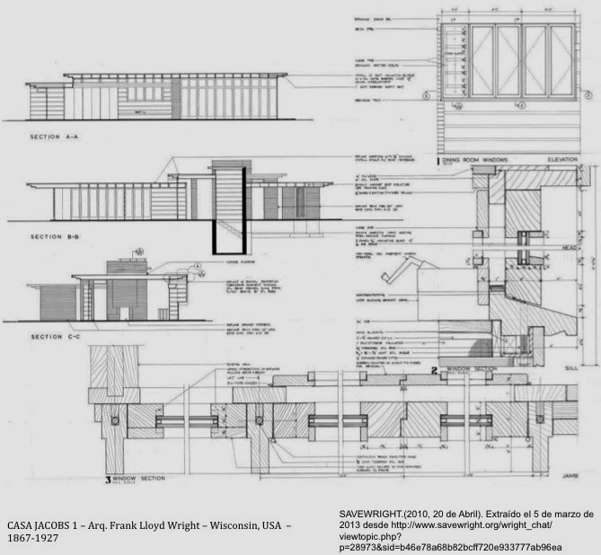 Historia de la Arquitectura Moderna: CASA JACOBS 1 - FRANK LLOYD WRIGHT