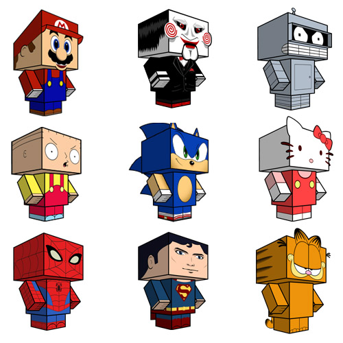 Muñeco de papel - Imagui