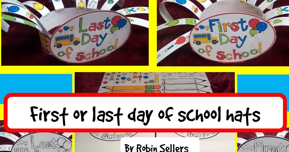 Sweet Tea Classroom: Beginning of Year Hat or End of Year Hat for School