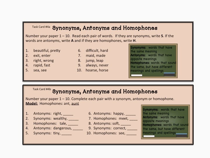 The Best of Teacher Entrepreneurs: Language Arts - "Task Cards ...