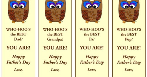 My Owl Barn: Father's Day Printables